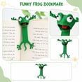3D Stereoscopic Frog Bookmark Creative Cartoon Animal Design Book Clip ...