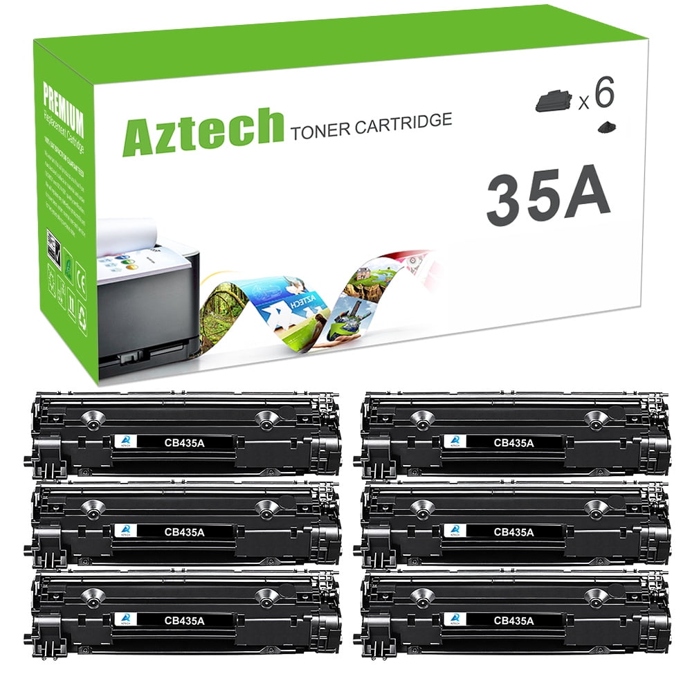 Aztech 35A Toner Cartridge Compatible for HP 35A CB435A for HP LaserJet ...