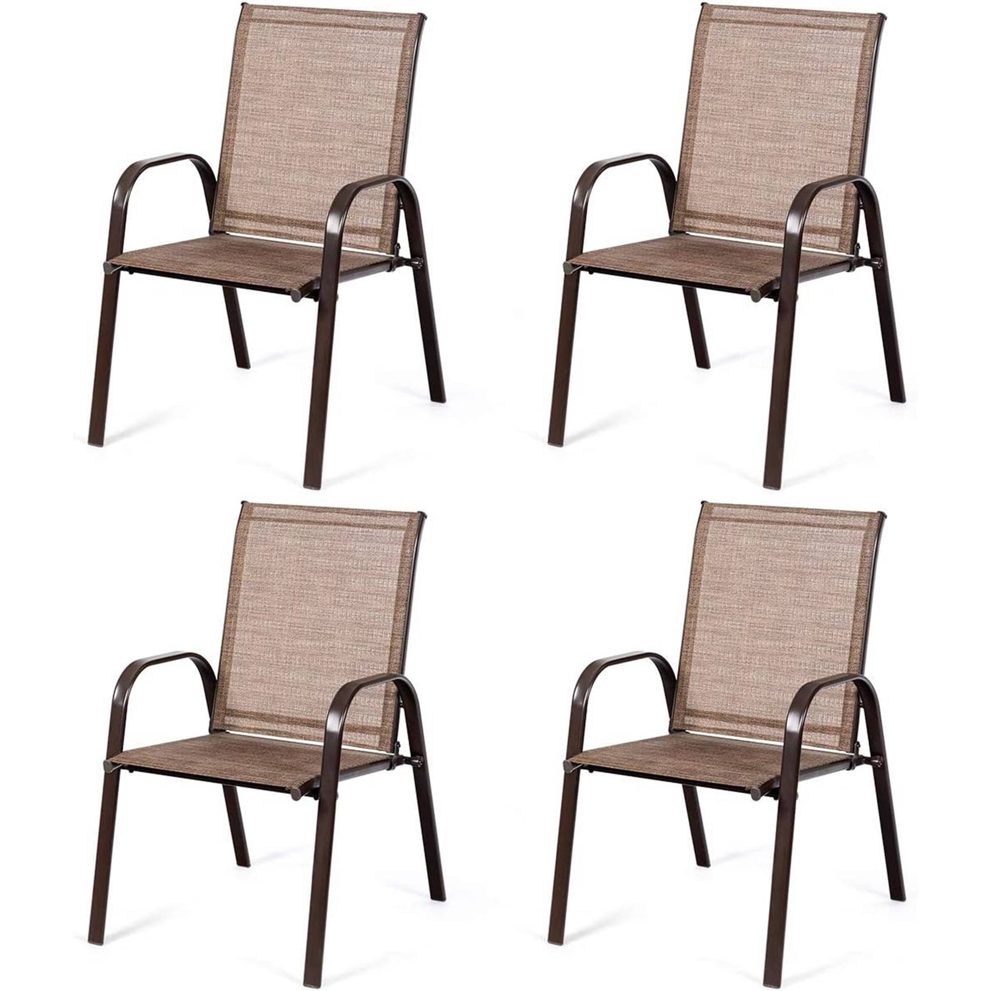 Click here for Costway 4pcs Patio Chair Dining Chair Garden Deck... prices