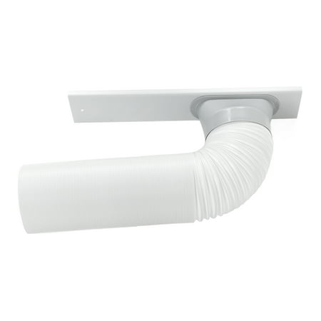 Portable AC Window Vent Kit, Air Conditioner Exhaust Hose With Zip And ...
