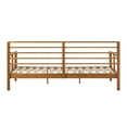 Walker Edison Mid-Century Miller Solid Wood Spindle Daybed, Caramel ...