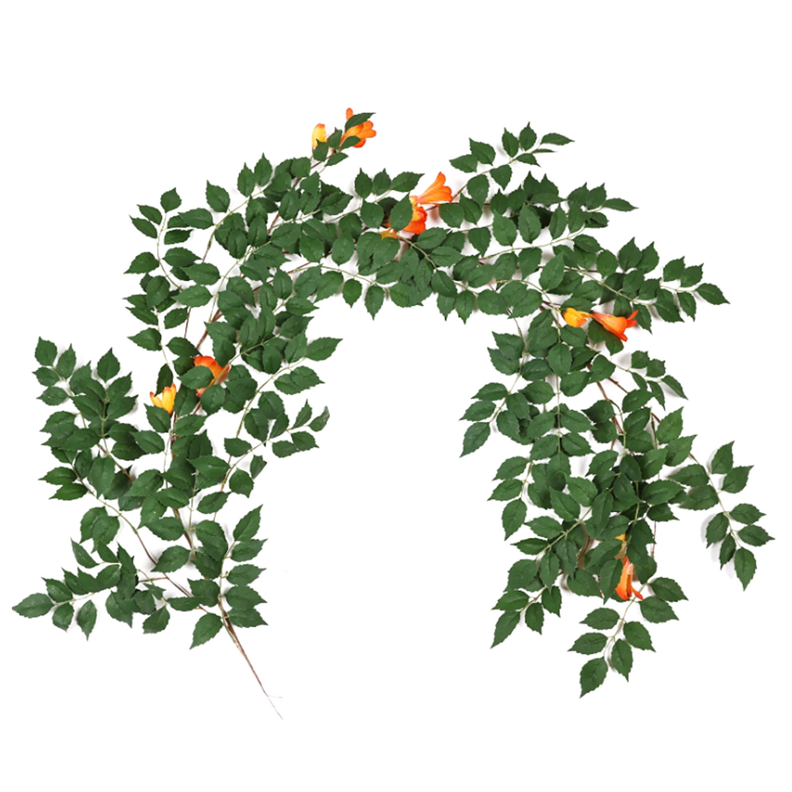 Jaspee 2pcs Indoor Ceiling Decoration With Artificial Trumpet Creeper ...