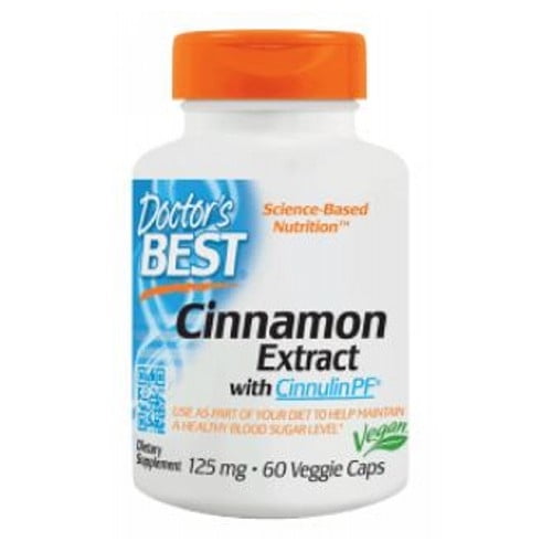 Extracto de canela Cinnulin PF de Supplement Doctors Best, 60 cápsulas ...