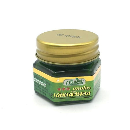 Thai Green Herbal Ointment Green Herb Itching, Swelling, Pain, Bruises ...