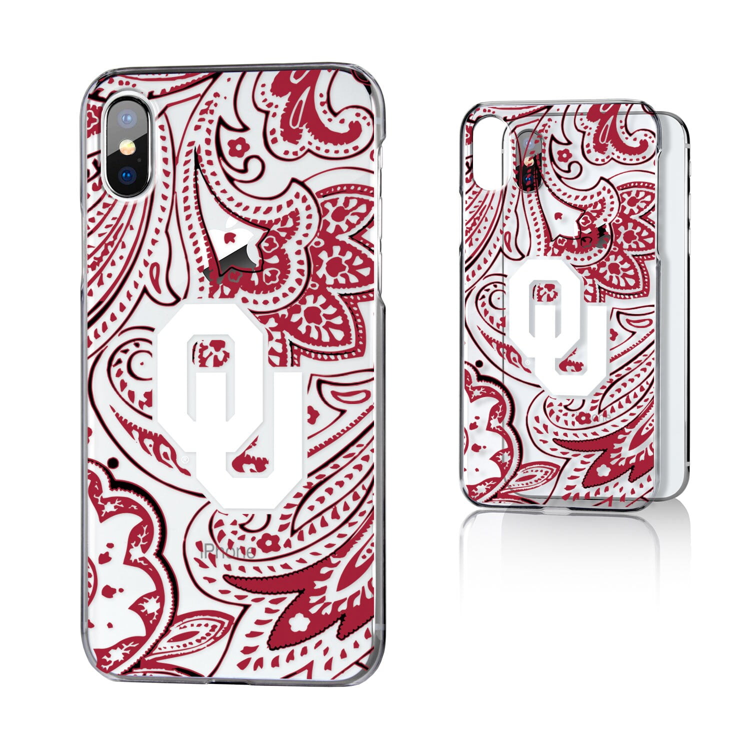 Oklahoma Sooners Paisley iPhone Clear Case - Walmart.com