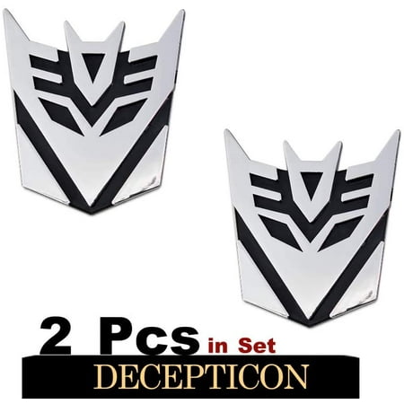 Transformers Decepticon Emblem Sticker for Cars 2pcs in Set - 3" Tall ...