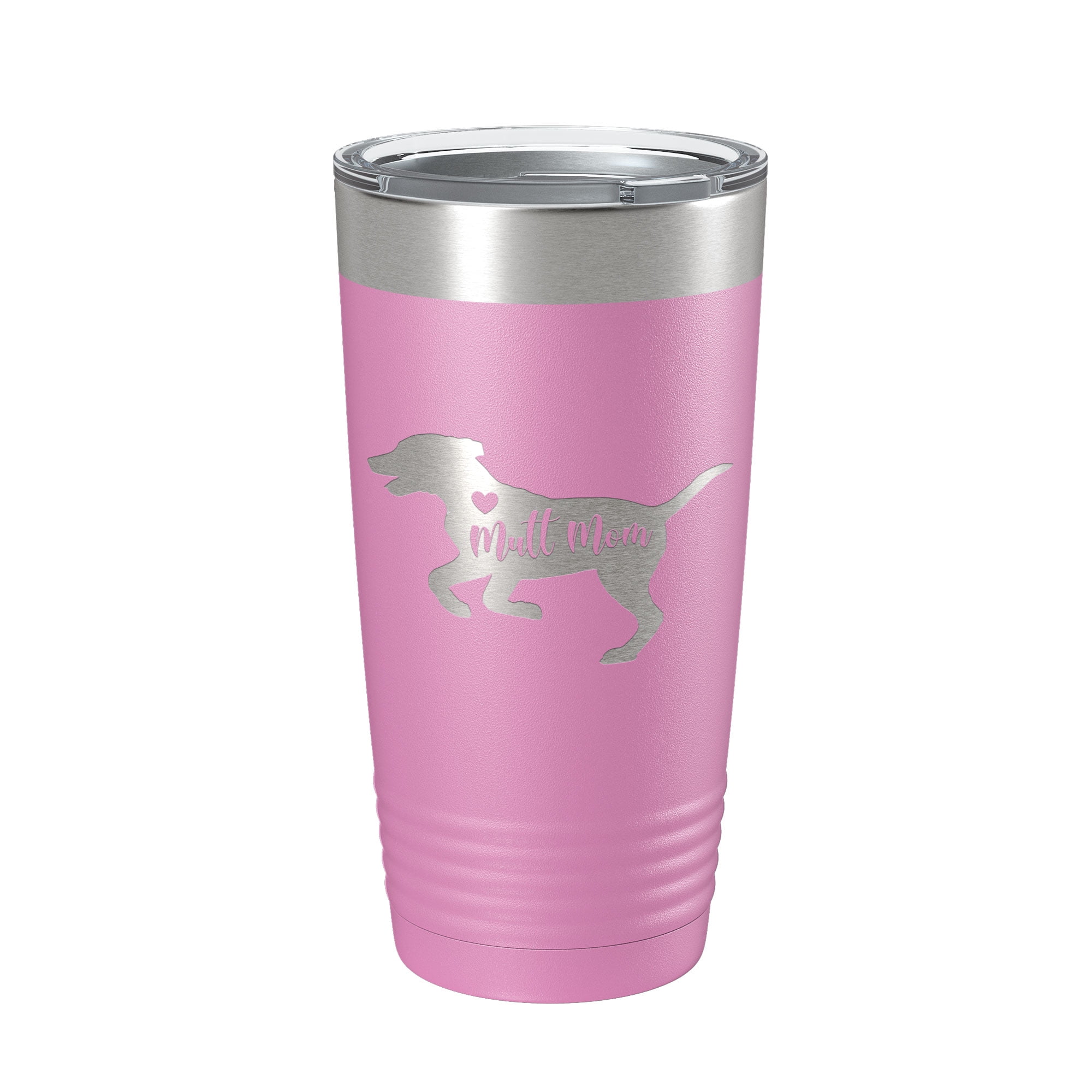 Mutt Mom Tumbler Dog Travel Mug Gift Insulated Laser Engraved Coffee ...