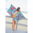 Hello Kitty Pool Time Beach Towel Blue Cotton Fun Design for Pool and ...