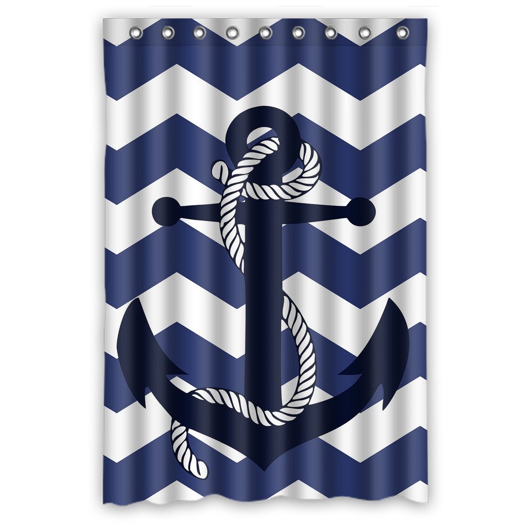 Blue Chevron Anchor
