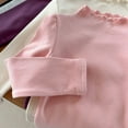 Fesfesfes Kids Solid Color Rose Embroidery Blouse Long Sleeve Round ...
