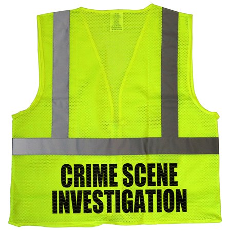Qraphic Tee - CSI safety vest, Crime Scene Investigation vest, High ...
