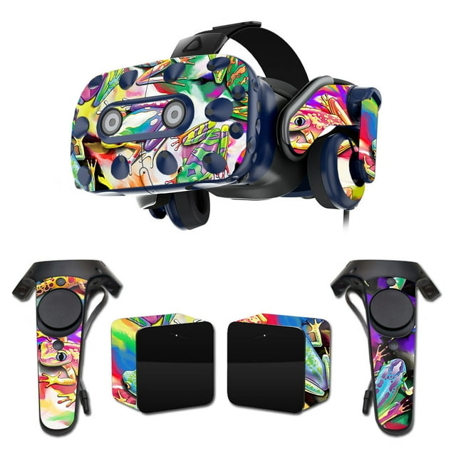Skin Decal Wrap Compatible With HTC VIVE Pro VR Headset Sticker Design ...