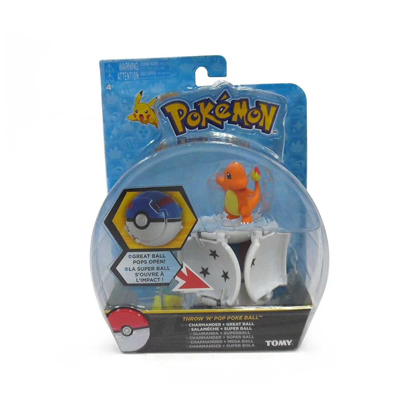 Buy Pokemon Throw 'N' Pop Poke Ball 2 inch Action Figure - Rockruffand ...