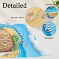Coastal Beach Throw Pillow Cover 24 x 36 Inch Decorative Pillow Cover ...