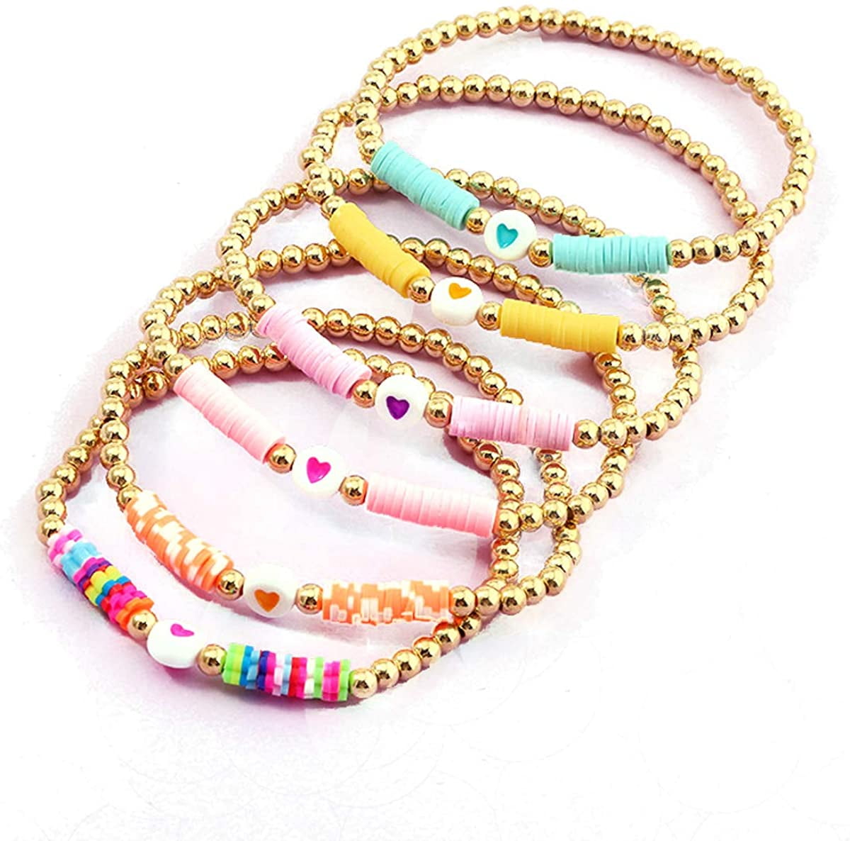 Set of 6 strands of Beads Sewing & Fiber Macrame Craft Supplies & Tools ...