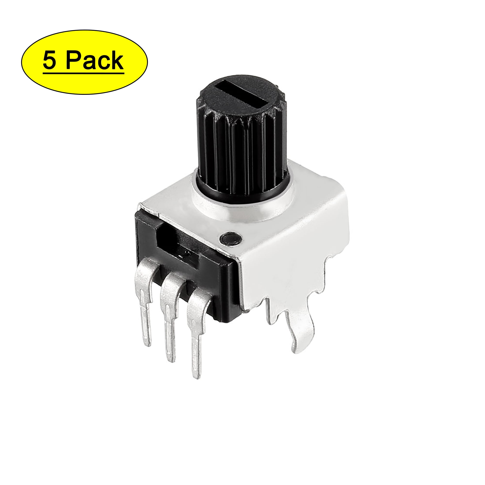 Uxcell Carbon Film Potentiometer 10K Ohm Variable Resistors Single Turn ...