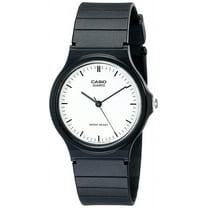 Casio Men's Core MQ24-7B Black Resin Quartz Watch, Analog Display ...