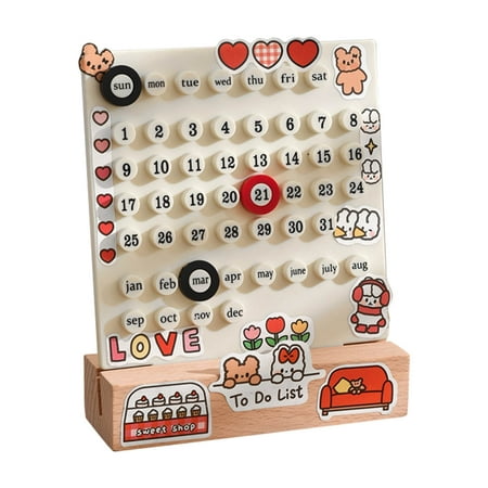 Desktop Decoration Calendars,Desk Date Planner Integrated Desk Calendar ...