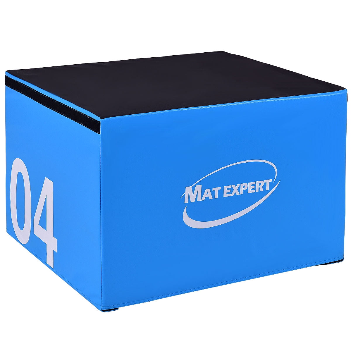 Gymax 24'' PVC Soft Foam Jumping Box Plyometric Exercise Blue | Walmart ...