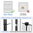 Black 24 Panels-with roof Small Animal Indoor Playpen - Walmart.com