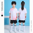 Boys Outfits Football Sports Kids Basketball Tracksuit Shorts and T ...
