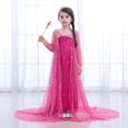 11Pcs Luxury Princess Dress Costumes with Shining Long Cape Girls ...