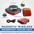 Harsha Wireless Magnetic Trailer Lights, Rechargeable LED Tail Lights ...