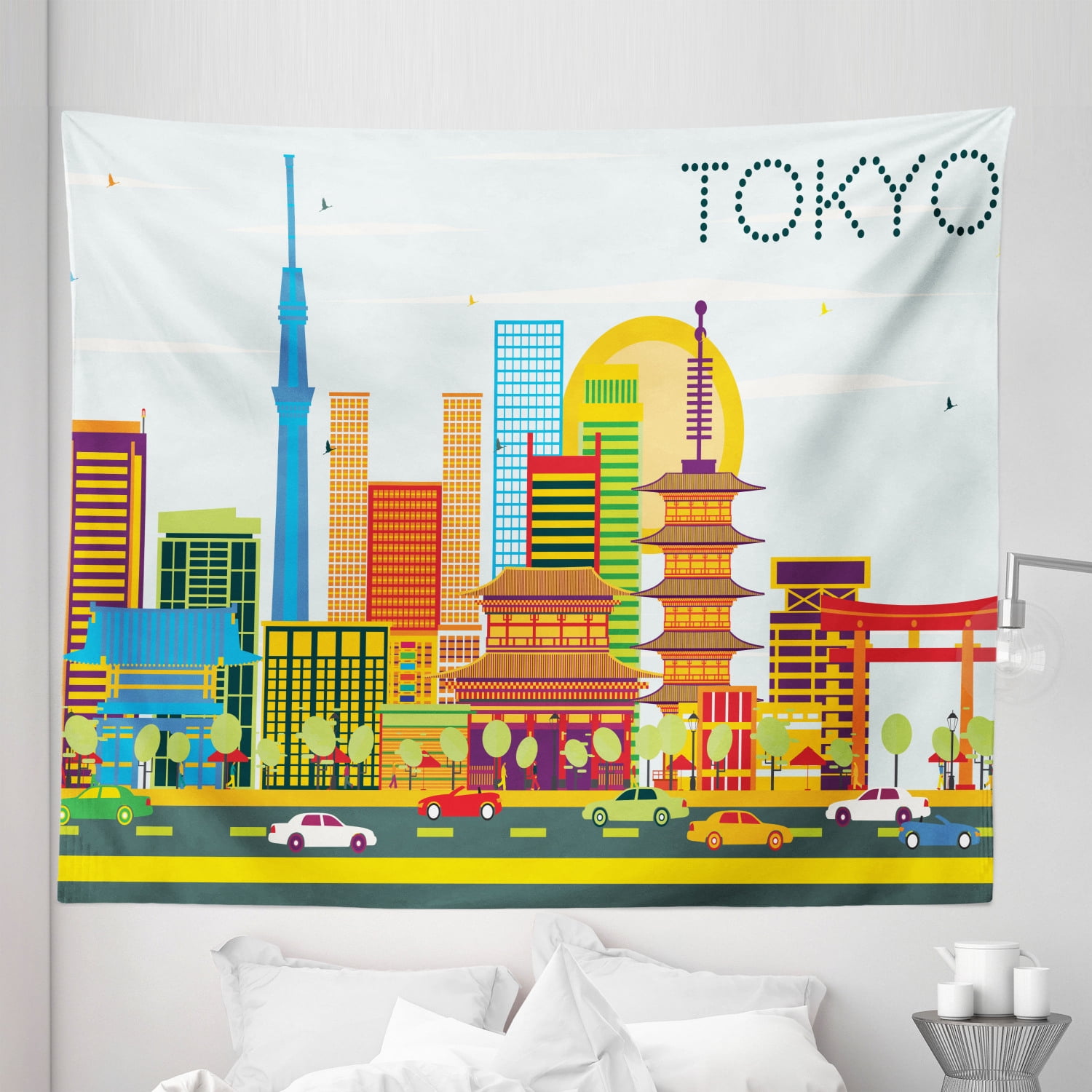 Tokyo Tapestry, Skyline of Japan City with Unique Architecture Tourism ...