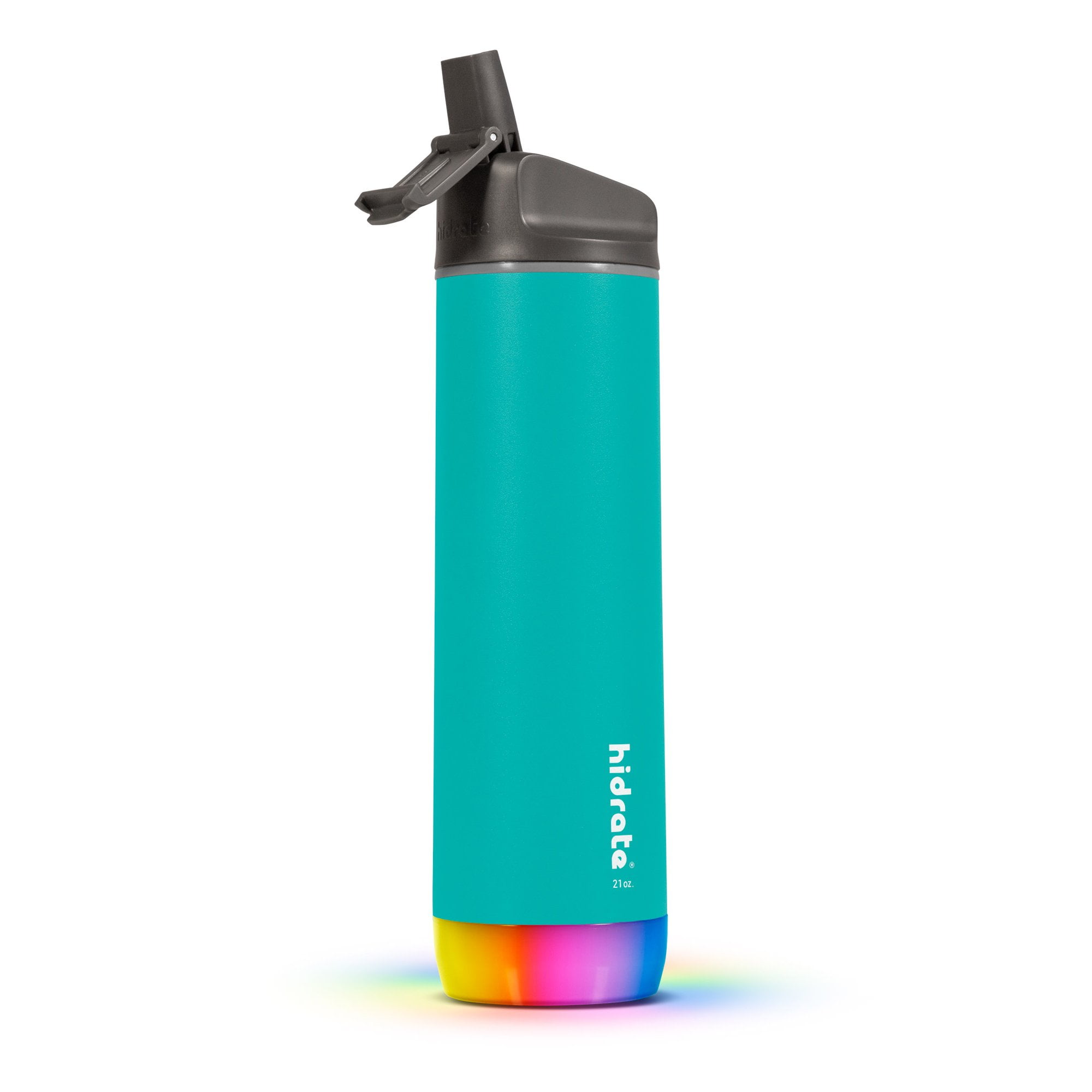Hidrate Spark STEEL Smart Water Bottle, 21 oz., Straw, Sea Glass, Track ...