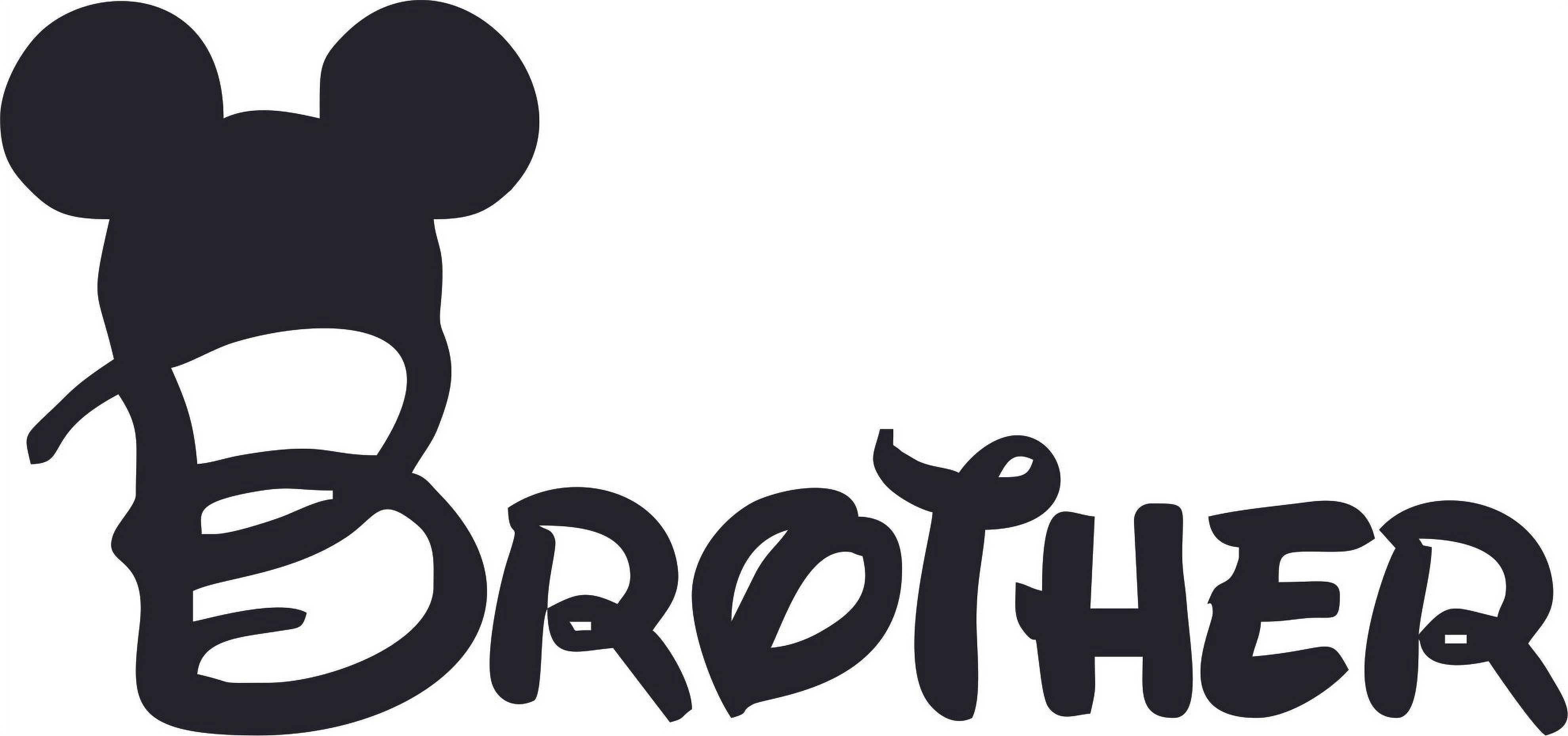 Brother Cartoon Character Wall Art Vinyl Sticker Design Decal Girl Boy ...