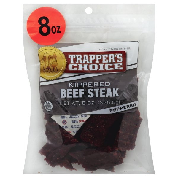 Old Trapper Smoked Old Trapper Choice Peppered Jerky 8oz - Walmart.com ...