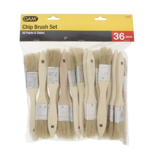 36 PC Chip Brush Set - Walmart.com