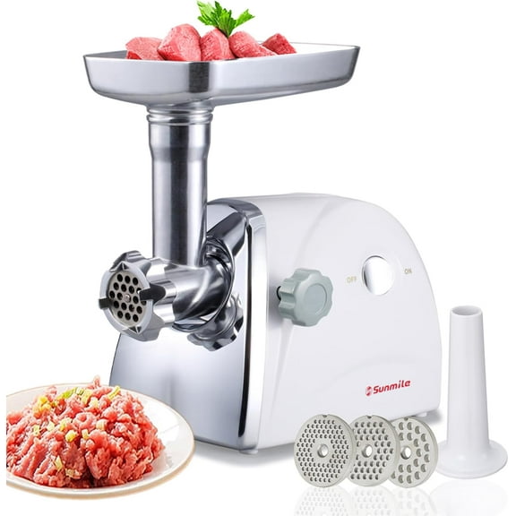 Meat Grinder, 2600W Max Stainless Steel Meat Grinder Electric, ETL ...