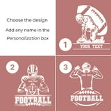 Custom Personalized Name Engraved Table Desk Frame Boys School Team ...