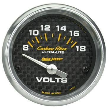 Auto Meter 200790-40 - Marine 2.06" Carbon Fiber In-Dash Mount ...