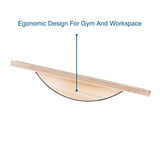 Free Shipping! StrongTek Wooden Balance Board 17.5 inch Rocker Board ...