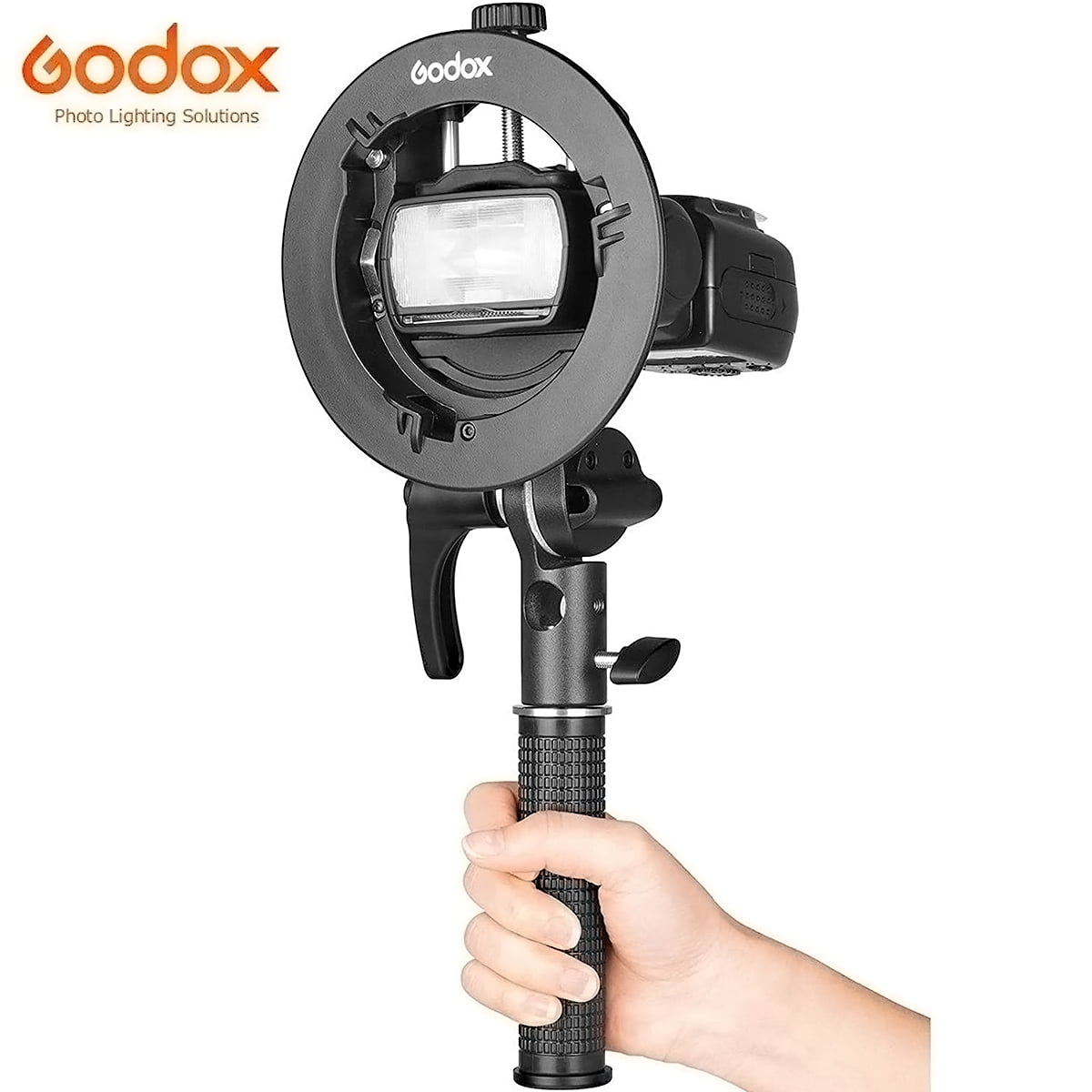 Godox S2 Portable Flash S-type Holder Speedlite Bracket with Bowens ...