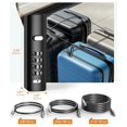 Cable Locks With 4-Digit Combination Lock With 3 Steel Rope Push Bar ...