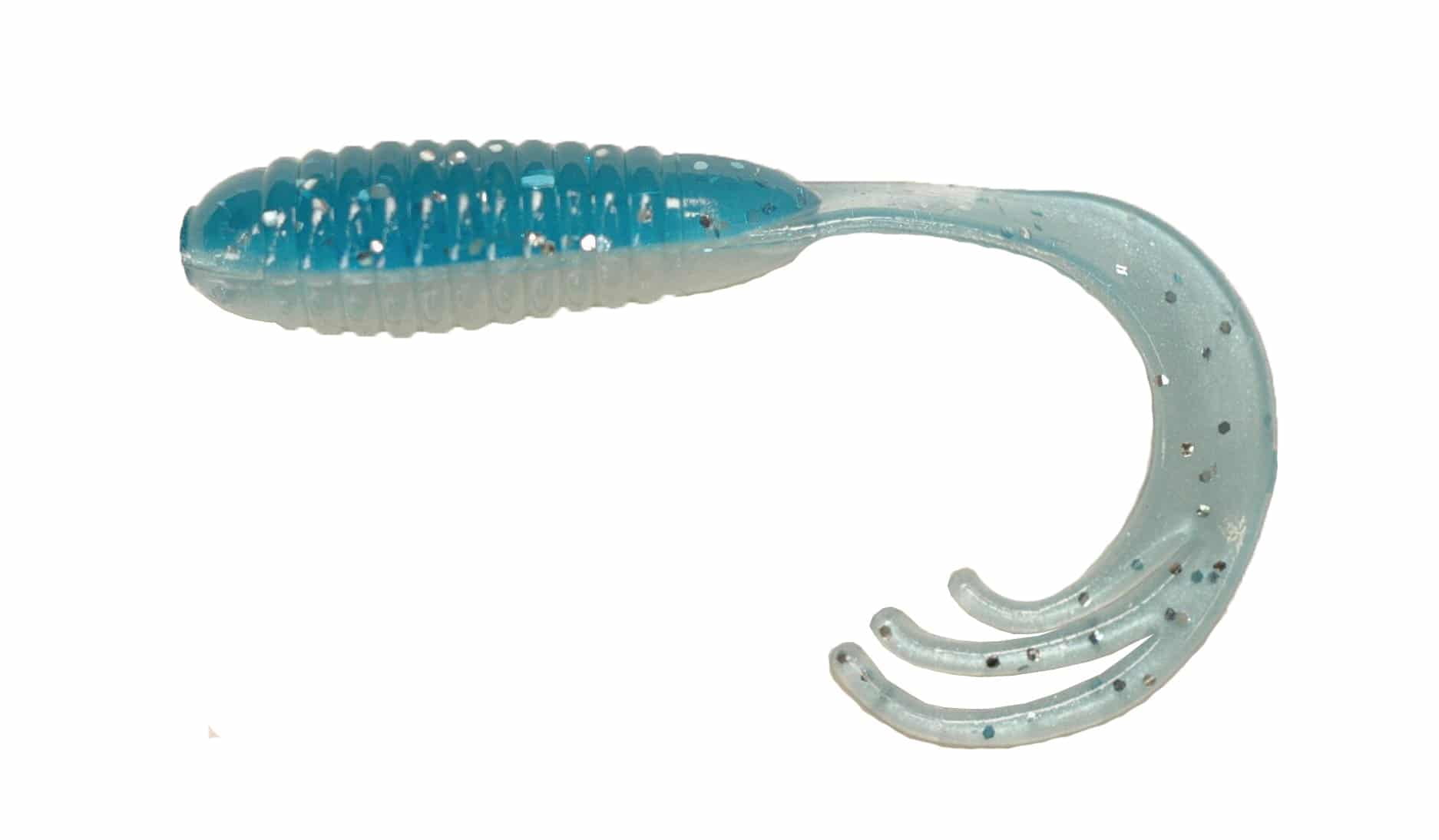 Big Bite Baits 2 inch Triple Tip Grub 10 pack (Blue Shad) - Walmart.com
