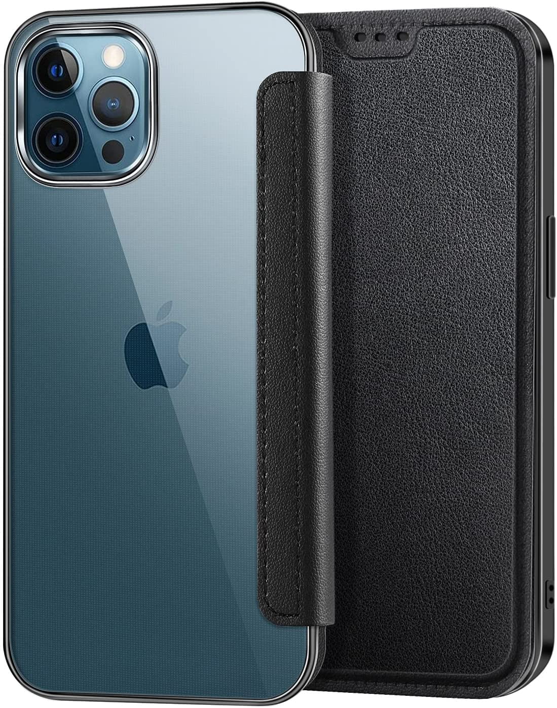 Petocase for iPhone 12 Pro Max Wallet Case,Thin Slim Folio Flip Case ...