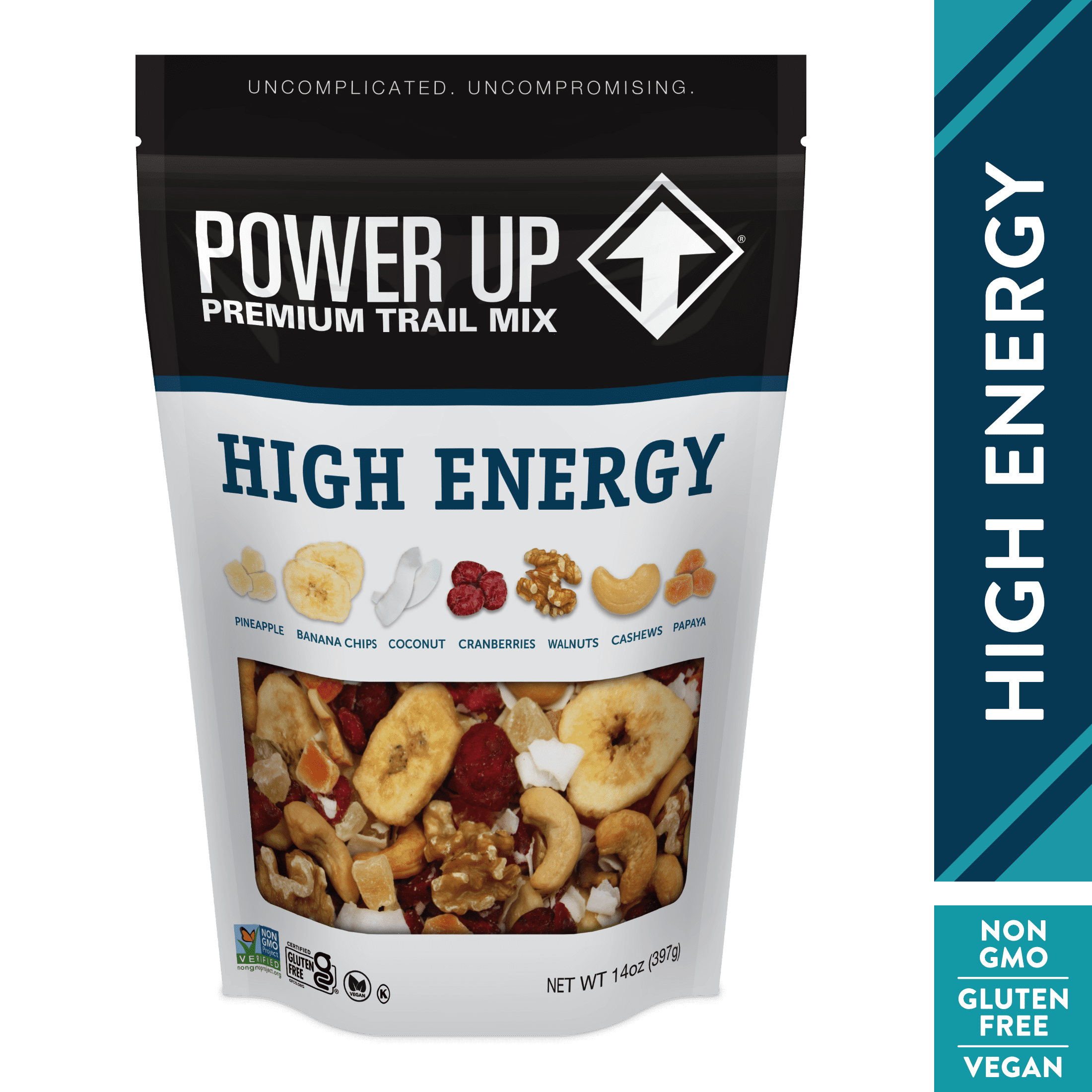 Power Up High Energy Trail Mix 14oz, Gluten-Free, Vegan, Non-GMO ...