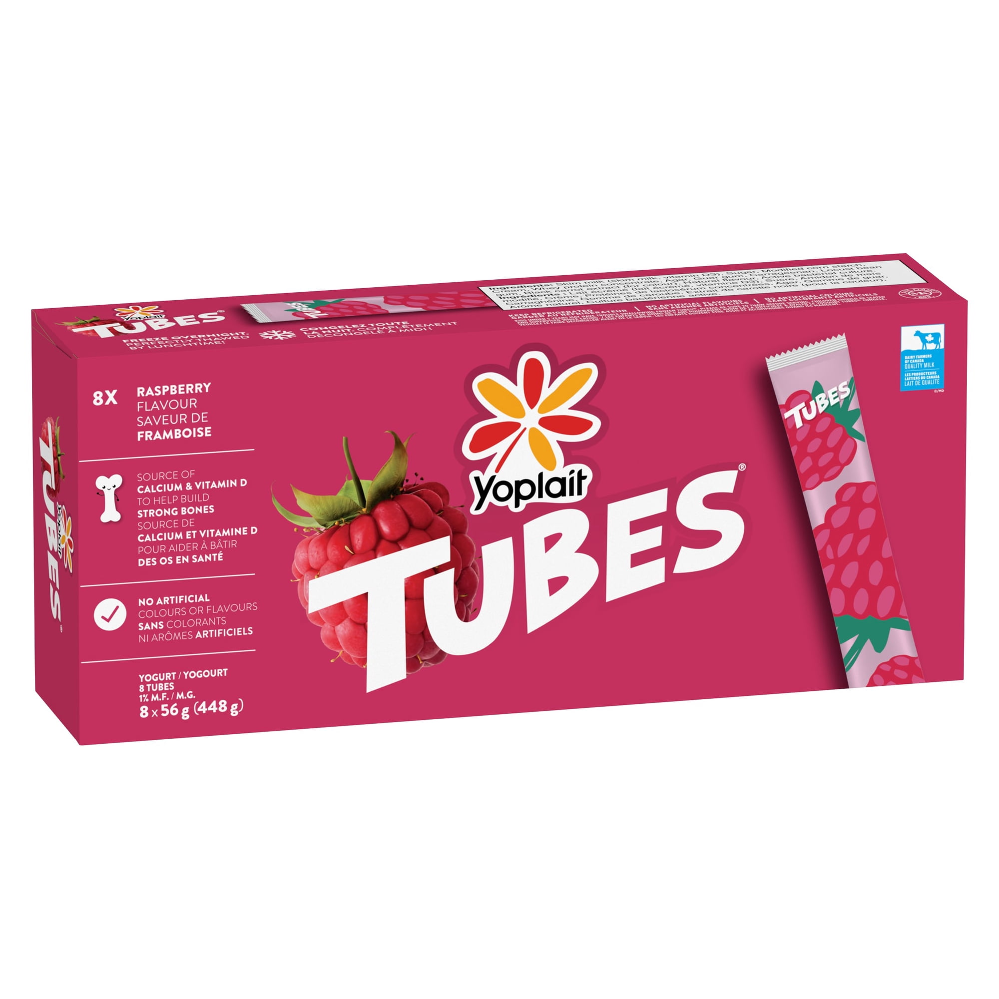 Click here for Yoplait Yogurt Raspberry Flavour Tubes  448g 56 G prices