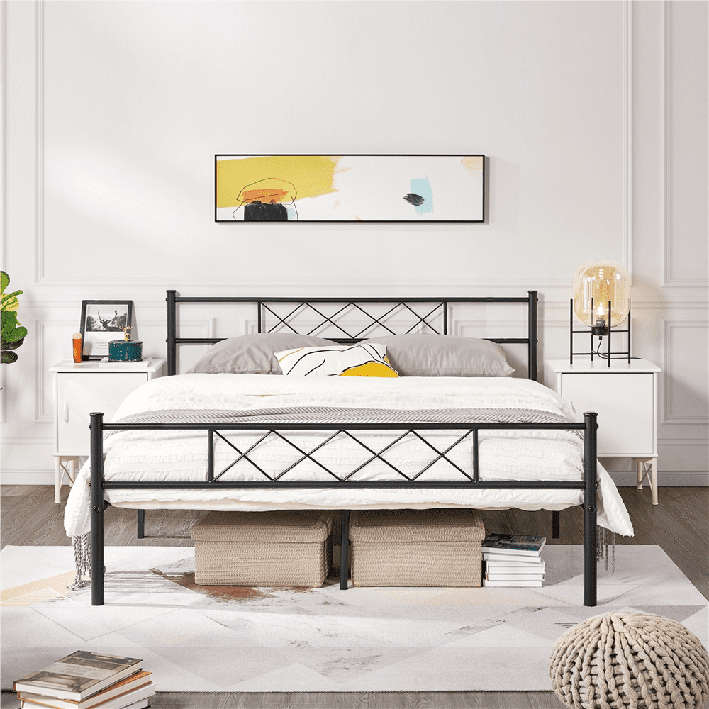 Click here for Unbranded Fullfurnique Simple Metal Platform Bed F... prices
