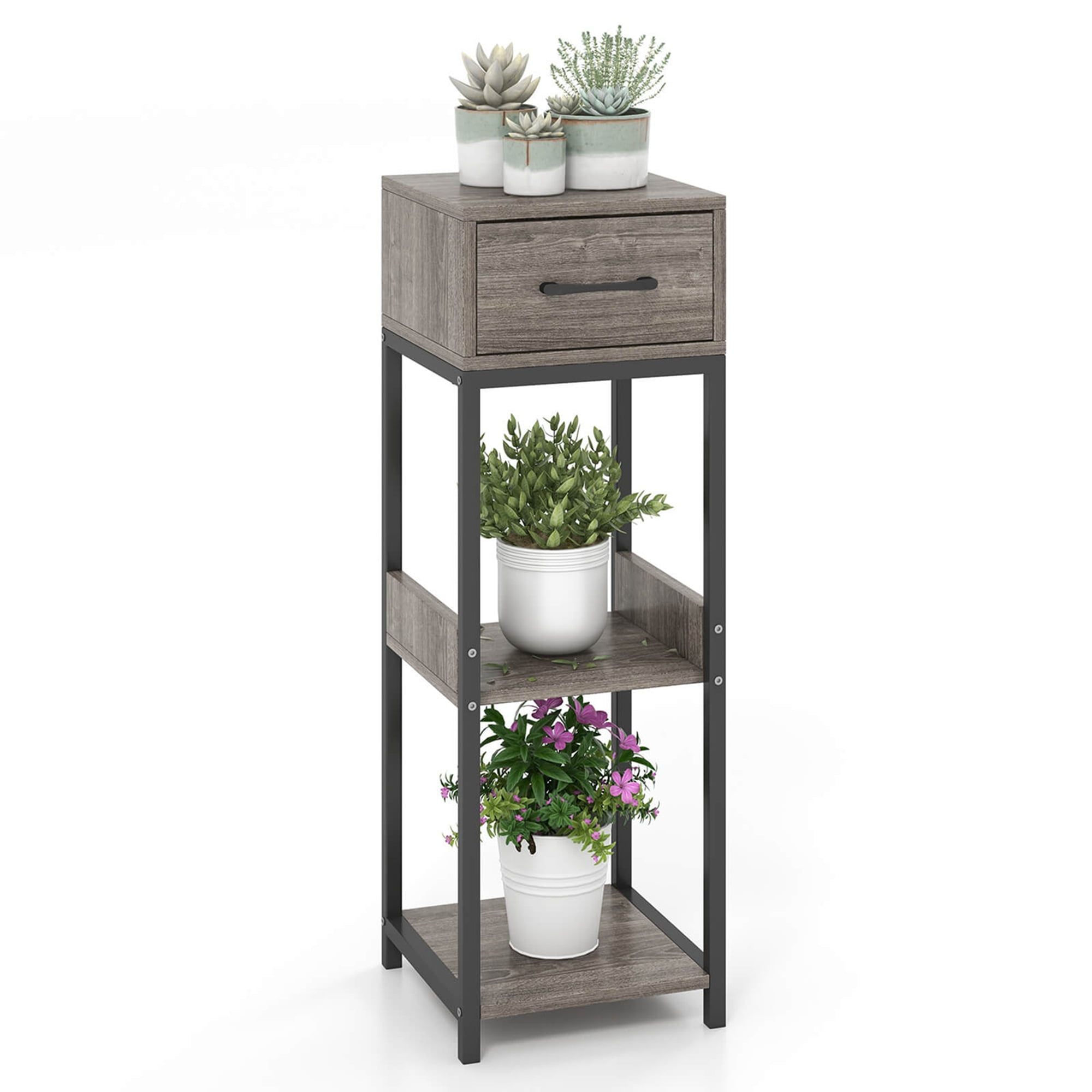 Click here for Costway 1 Pack 3 Tier Indoor Tall Plant Stand With... prices