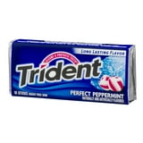 Trident Perfect Peppermint Sugar Free Gum, 18 pieces - Walmart.com