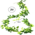 ZenCart 200CM Artificial Wisteria Flower Garland Realistic Home Wedding ...