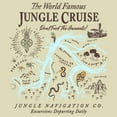 Men's Jungle Cruise Excursion Map Graphic Tee Beige Medium - Walmart.com