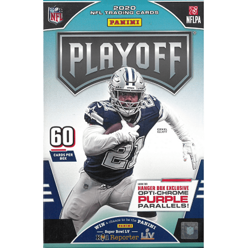 Panini - 2020 Panini Playoff NFL Football Trading Cards Hanger Box - 60 ...