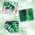 3 Pcs Hawaiian Luau Party Tablecloth Tropical Palm Leaves Table Covers ...