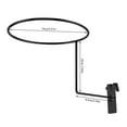 Miumaeov 24x Hat Racks for Wire Grid Cap Head Wear Iron Display Hook ...